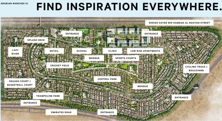 emmar arabian ranches 3 master plan | DUBAI PROPERTIES